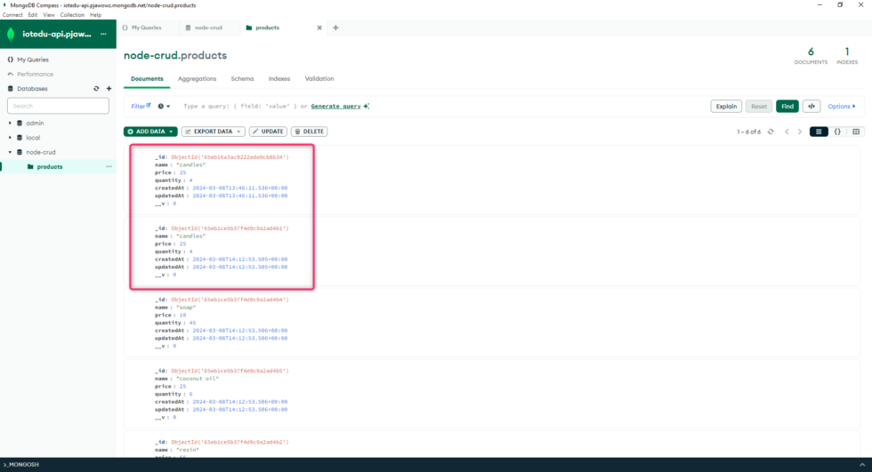 Creating Rest Api Crud With Nodejs Express And Mongodb Iotedu